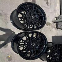 China Super Gloss Mirror Chrome Black Powder Paint Electrostatic Coating for Vehicle Rims Wheels Spray Application for sale