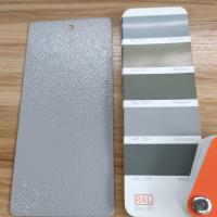 China weather resistant RAL 7004 Grey Wrinkle Polyester powder coating paint for Electrical cabinet for sale