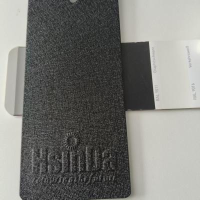 China Weather-proof Leather Black finish Polyester Electrostatic Coating Powder for Outdoor Powder Coating for sale