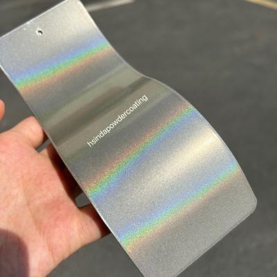 China DSM Resin Thermoset Powder Coating Metallic Effect Multiple Color Changing for sale