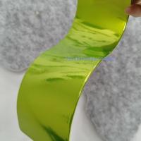 China Golden Green Illusion Chrome Polyester Powder Coating Auto Paint for Eletrostaic Thermoset Powder Coating for sale