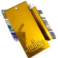 China Chrome Mirror Gold Color Electrostatic Heat Chemical Resistant Oxidize Powder Coating Spray Paint for Metal Fabrication for sale