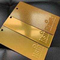 China Chrome Mirror Gold Color Electrostatic Heat Chemical Resistant Oxidize Powder Coating Spray Paint for Metal Fabrication for sale