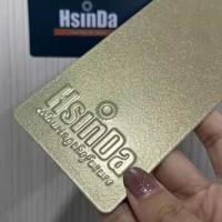 China Champagne Brown Sparking Metallic Powder Coating Paint with Luxurious Effects for Elevators via Electrostatic Spraying for sale