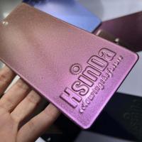 China Color Changing Metallic Powder Coating with Electrostatic Spraying and Chemical Resistance for sale