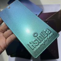 China Color Changing Metallic Powder Coating with Electrostatic Spraying and Chemical Resistance for sale