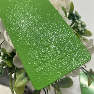China RAL 6018 Green Wrinkle Texture Thermoset Powder Coating for Fence for sale