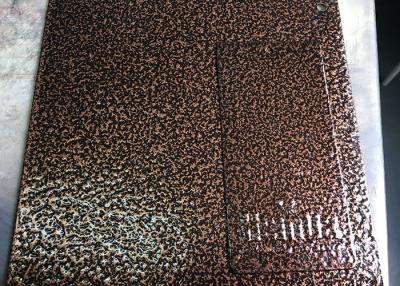 China Hsinda Epoxy Powder Coat Paint Antique Copper Rough Hammertone Finish for sale