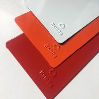 China Red Epoxy Polyester Powder Coating , Electrostatic Spray Thermoset Powder Coating for sale