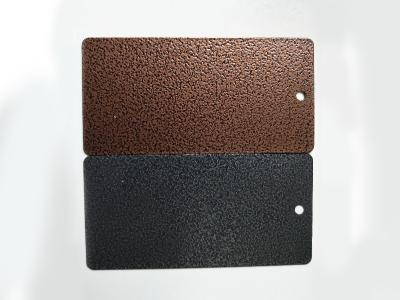 China Brown Color Hammer Tone Textured Powder Coat With Super Weather Resistant for sale