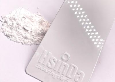 China White Epoxy Polyester Thermoset Powder Coating RAL Color 9016 For 60-80um Thickness for sale