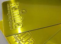 China High Gloss Clear Thermoset Powder Coating Advanced Candy Yellow Gold Finish for sale
