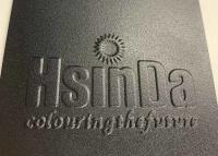 China Ral 9005 Black Sandy Matt Fine Texture Powder Coat Paint , Hsinda Powder Coating for sale