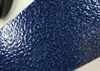 China Blue Hammer Texture Thermosetting Outdoor Powder Coating Metallic Effect for sale