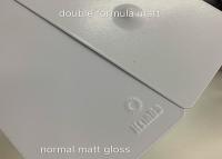 China Outdoor Polyester Powder Coating Paint White Matte Gloss Double Formula for sale