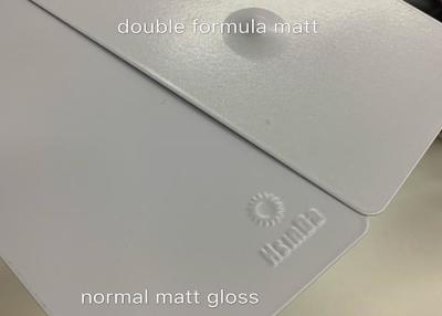 China Outdoor Polyester Powder Coating Paint White Matte Gloss Double Formula for sale