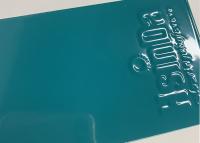 China RAL 5021 Epoxy Polyester Powder Coating For Cabinet High Gloss Smooth Surface for sale