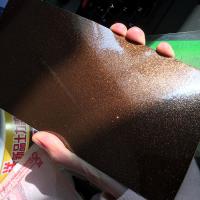 China Brown Color Epoxy Polyester Thermosetting Powder Coating High Gloos for sale