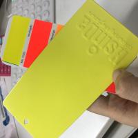 China Light Glossy Surface Epoxy Polyester Powder Paint Fluorescent Neon Effect for sale