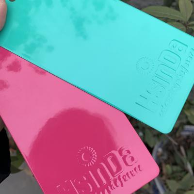 China High Gloss Smooth Polyester Powder Coating Paint Pantone Color for sale