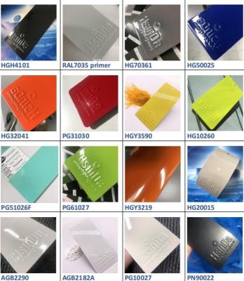 China Indoor Outdoor Epoxy Polyester Powder Coating 180-200 Degree Curing for sale