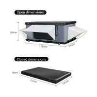 China 76kg Aluminum Pop Up Roof Tent 212x131x105cm for SUV Camping for sale