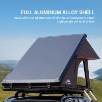 China 65kg Aluminium Hardshell Roof Top Tent 212x131cm for SUV Camping for sale
