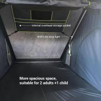 China 65kg Aluminium Hardshell Roof Top Tent 212x131cm for SUV Camping for sale