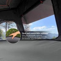 China 65kg Aluminium Hardshell Roof Top Tent 212x131cm for SUV Camping for sale