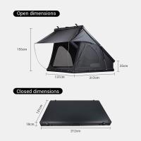 China Aluminium Hardtop Rooftop Tent 65kg for 4x4 Vehicles 212x131cm for sale