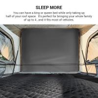 China ABS Roof Top Tent Side Opening 210x160x125cm 70kg Capacity for sale
