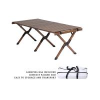 China Beechwood Foldable Camping Table 60x45x35cm 4.7kg for sale