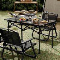 China Carbon Steel Foldable Camping Table 52x51x55cm 20kg Capacity for sale