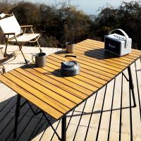 China 4-6 Person Aluminum Folding Camping Table 127x70cm 5.6kg for sale