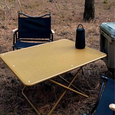 China Lightweight Aluminum Fold Up Camping Table 30kg Capacity for sale