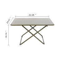 China Lightweight Aluminum Fold Up Camping Table 30kg Capacity for sale