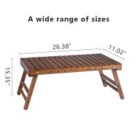 China Compact Wood Collapsible Camping Table 67x39x28cm 3.7kg for sale
