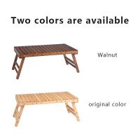 China Compact Wood Collapsible Camping Table 67x39x28cm 3.7kg for sale