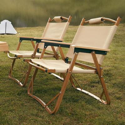 China Ultralight Camping Chair Aluminum Frame 2.3kg Foldable 52x43x62cm for sale