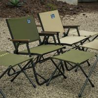 China 2.7kg Aluminum Folding Camping Chair with 600D Oxford Fabric for sale