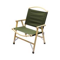 China Oak Wood Fold Out Camping Chair 2.4kg 600D Oxford Fabric for sale