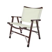 China Portable Oak Wood Folding Camping Chair 2.4kg with Carry Bag for sale