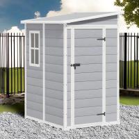 China 3x5ft Waterproof Plastic Garden Shed with Lockable Door for sale