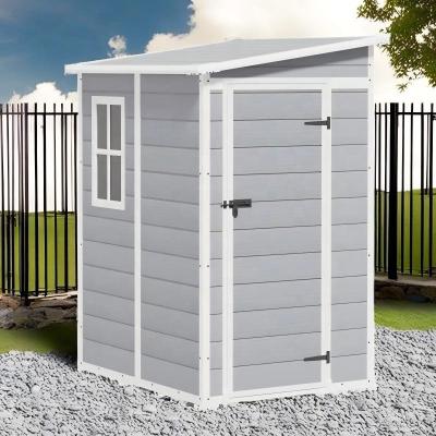China 3x5ft Waterproof Plastic Garden Shed with Lockable Door for sale