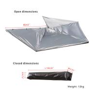 China 270 Degree Freestanding Car Awning 2.5m with 420D Oxford Fabric for sale