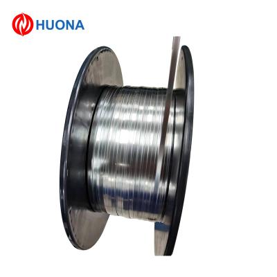 China Superelastic SMA Niti Ribbons Shape Memory Alloy Nitinol Flat Strip For Bracelet for sale