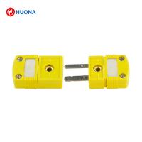 China Thermocouple Type K Mini Size Connector Flat Chromel Alumel Pin Thermometer Plug ANSI for sale
