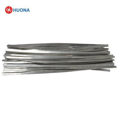 China High Resistivity Nicr 80/20 Flat Strip Nichrome Strip For Heating Elements for sale
