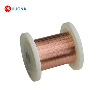 China 0.05*1mm Copper Nickel Flat Wire CuNi1 Heat Resistant For Electrical Heating Cable for sale