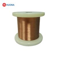 China CuNi40 Constantan Enameled Wire 0.1mm Polyimide 220 Temper for sale